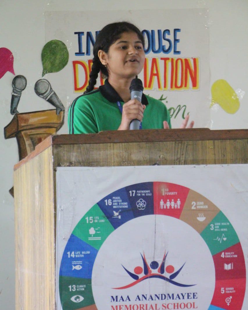 The Inter- House Declamation Competition - MAMS - Maa Anandmayee ...